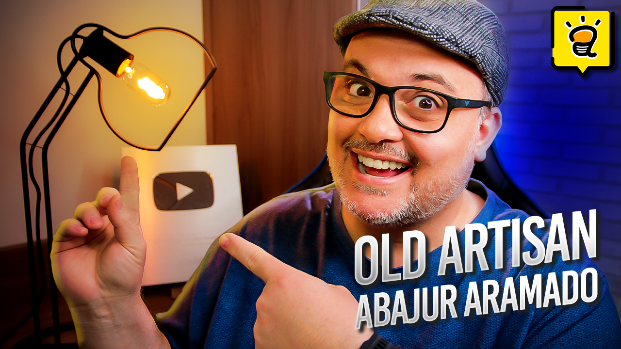 Abajur Decorativo Aramado OLD ARTISAN ABAJUR ABJ 5115 - Unboxing ...