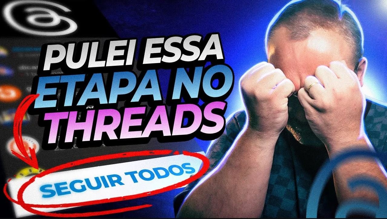Pulou a etapa "SEGUIR TODOS" no THREADS? Veja Como CORRIGIR e SEGUIR ...